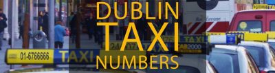 Dublin taxi numbers - for all areas in county Dublin